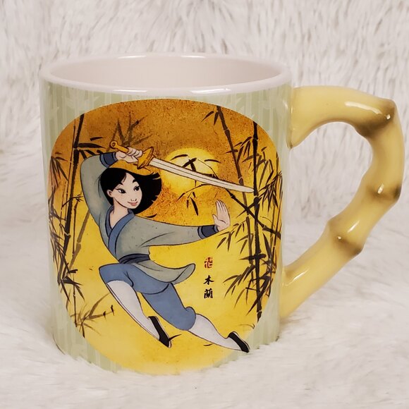 Disney | Kitchen | Disney Silver Buffalo Mulan Bamboo Design Mug | Poshmark